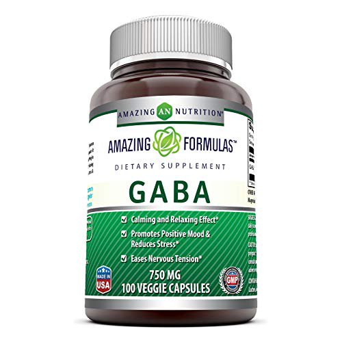 GABA 750 MG (100 CÁPSULAS) - Vitamins Store