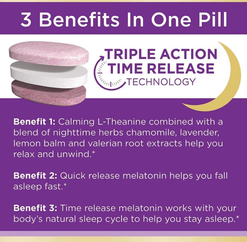 SLEEP 3 - TRI LAYER (30 PASTILLAS) - Vitamins Store