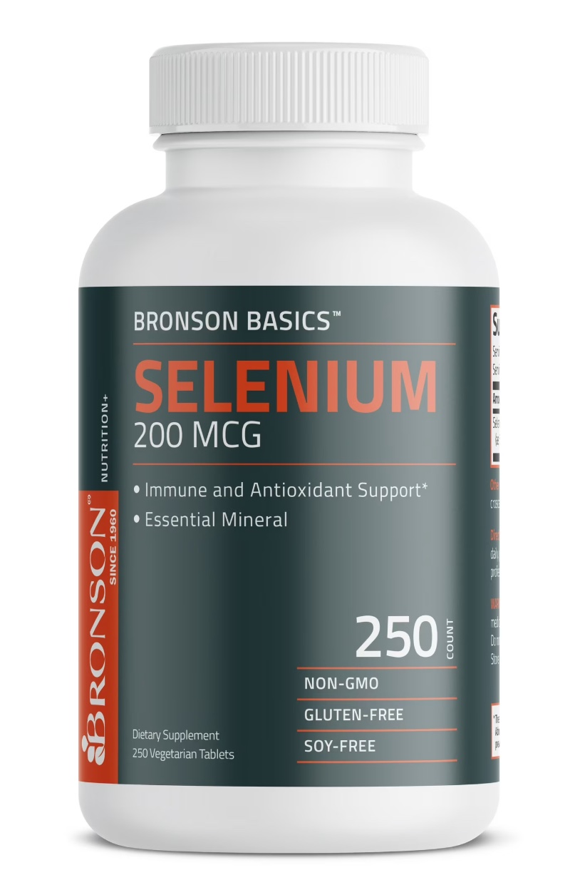 SELENIO 200 mcg (250 TABLETAS) - Vitamins Store